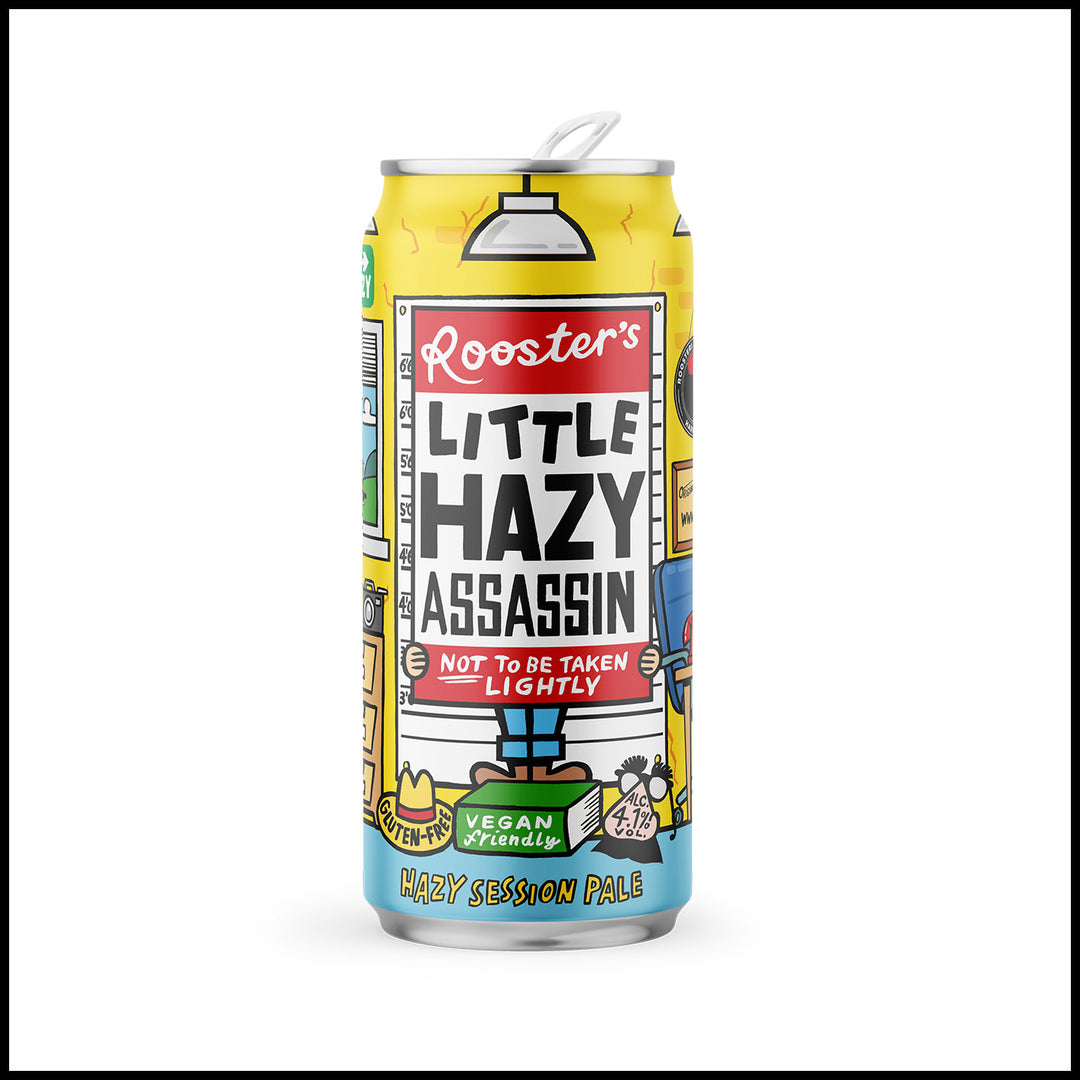 Little Hazy Assassin (Gluten Free - 440ml) – RoostersBrewingCo