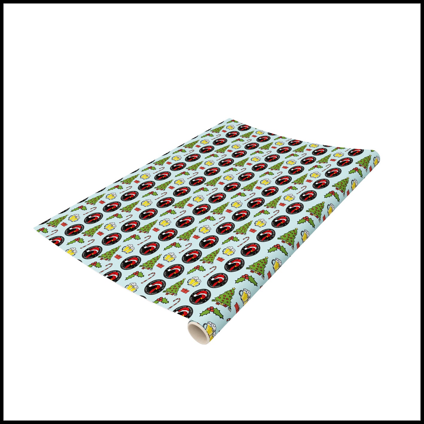 Hoppy Christmas Charity Wrapping Paper – RoostersBrewingCo
